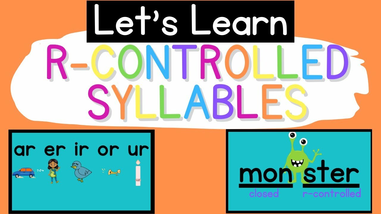 R-controlled Syllables {Syllable Types} | English