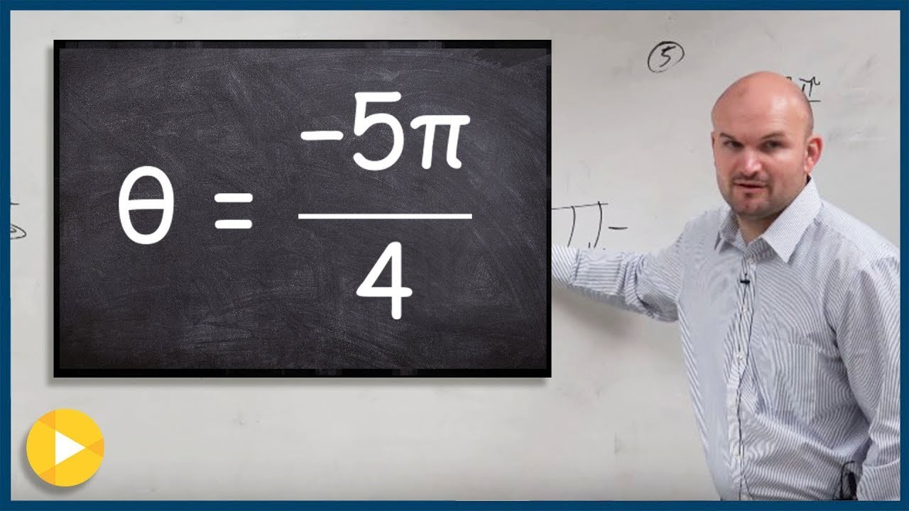 How to graph negative angles in radians | Maths