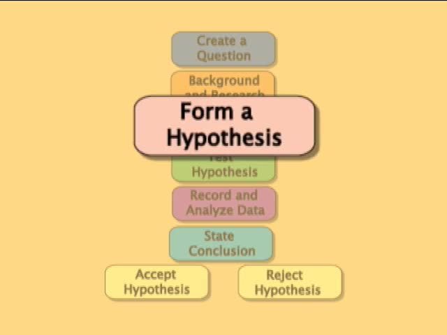 form a hypothesis