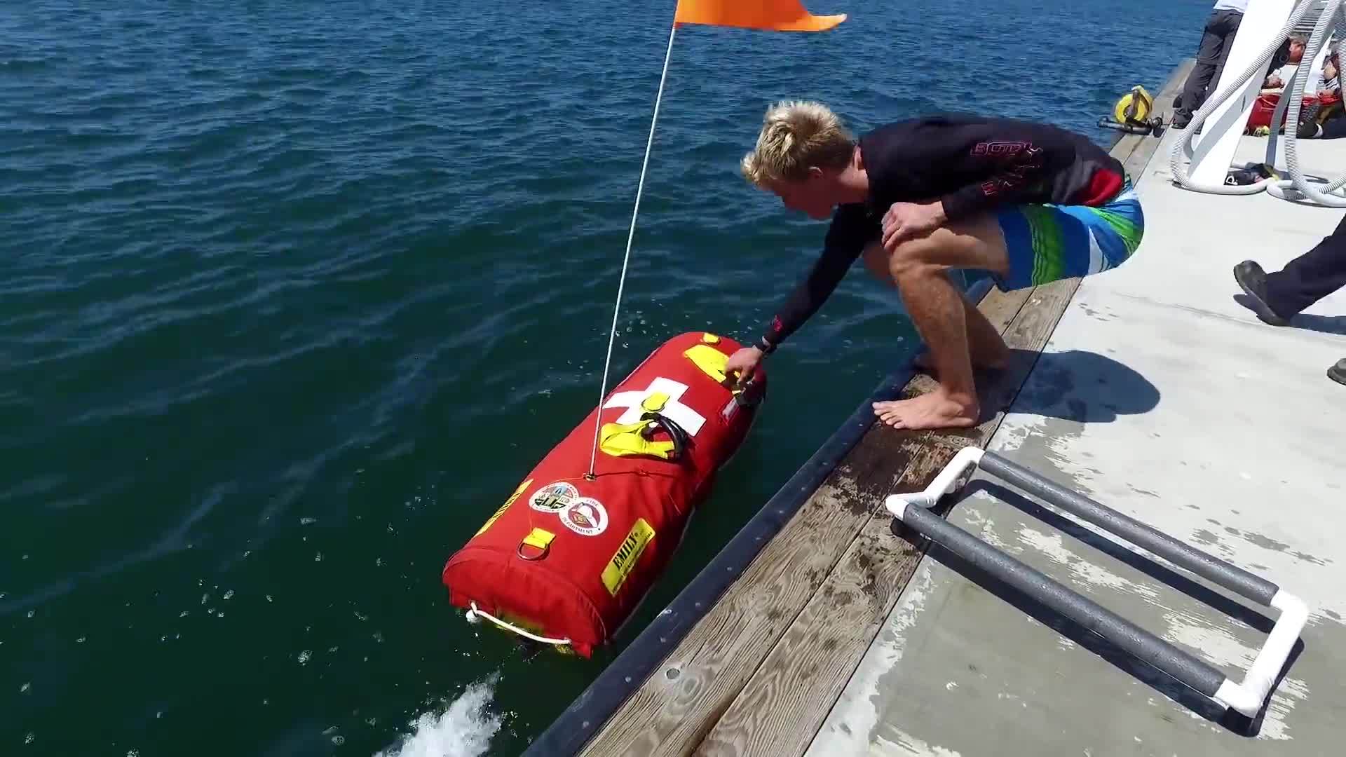 Water rescue robot EMILY gets some help from the sky - Science Nation ...
