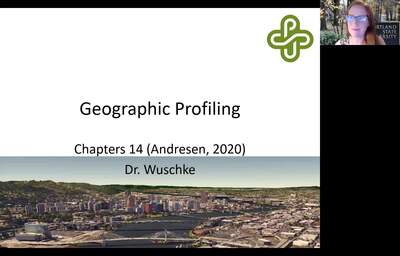 Crime in the City - Geographic Profiling (Video) - PSU Media Space