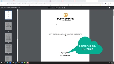 INFT6157WelcomeVideo_Spring2023 - LEARNscape: Empire State University