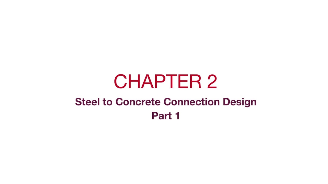 PROFIS Engineering - Steel to Concrete Connection Design Part ... PROFIS Engineering - Steel to Concrete Connection Design Part ...
