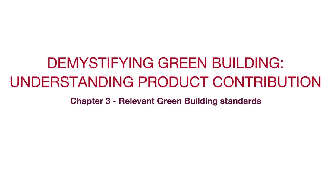 Relevant Green Building Standards - Engineering Center Canada
