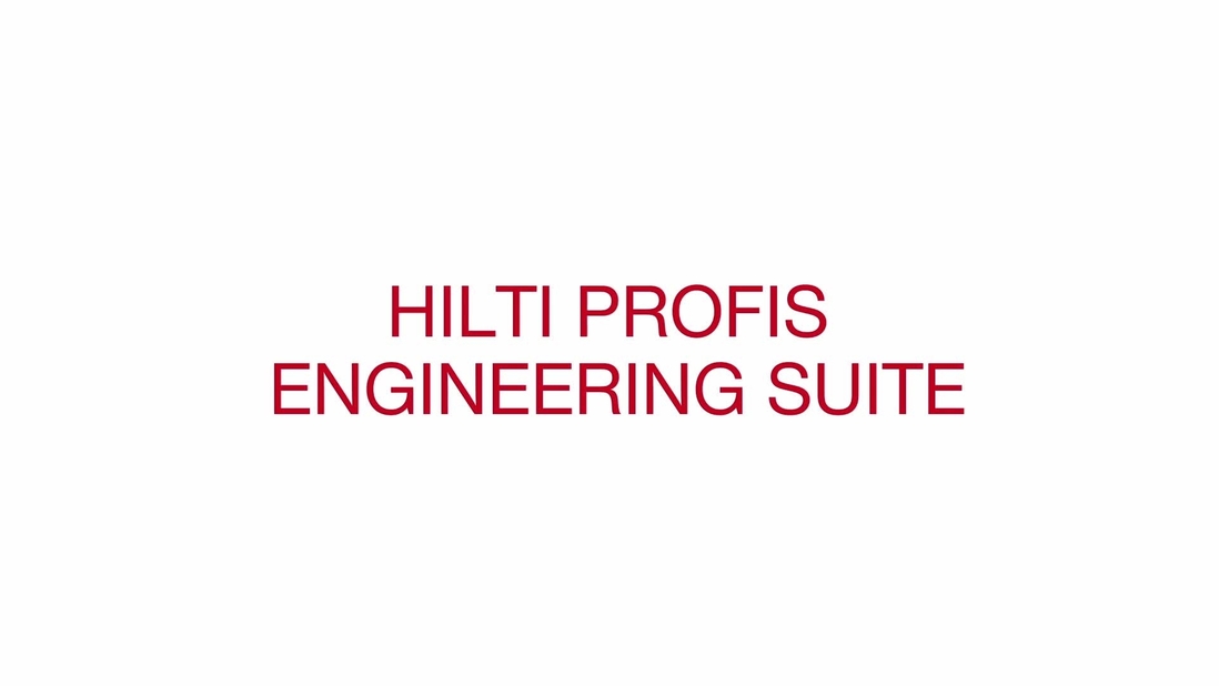 PROFIS Engineering - Introduction - Ask HILTI