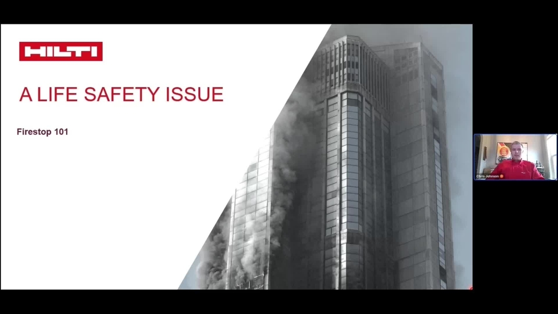 Firestop 101: A Life Safety Issue - Video - Hilti USA