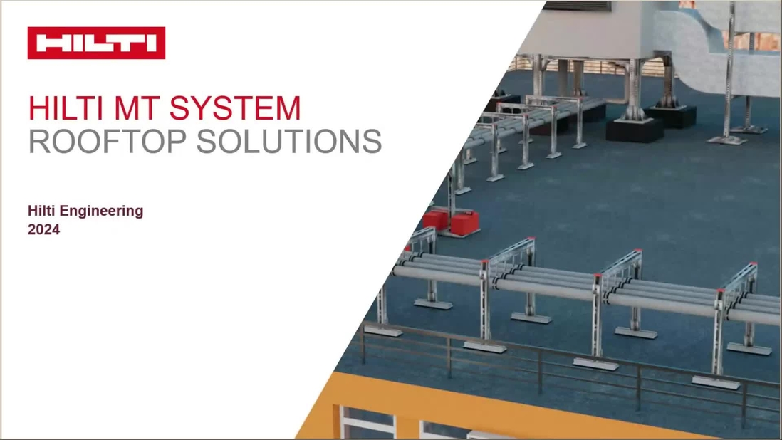 Hilti MT System - Rooftop Solutions - Engineering Centre