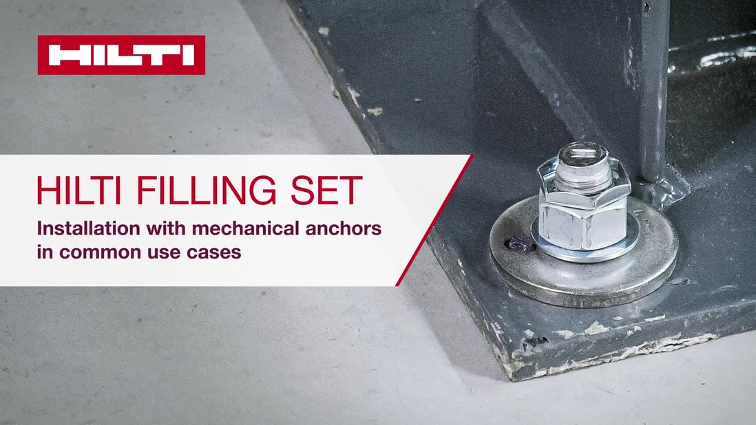 HOW TO: Filling set with mechanical anchors - Engineering Cent