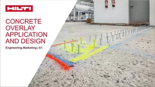 Concrete overlay application and design - Engineering Centre