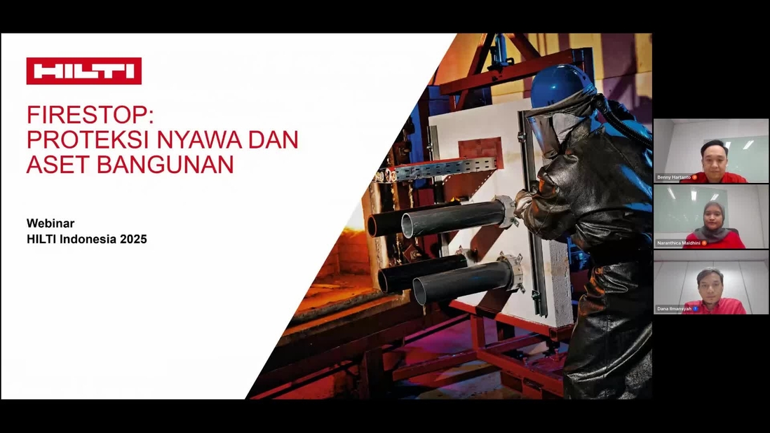 Webinar - Keselamatan Melalui Desain: Bagaimana Firestop Dapat...