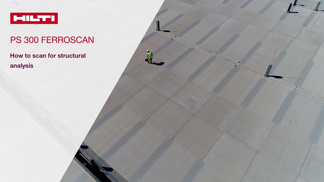 How To Use PS 300 Ferroscan Rebar Detection Tool - Ask HILTI