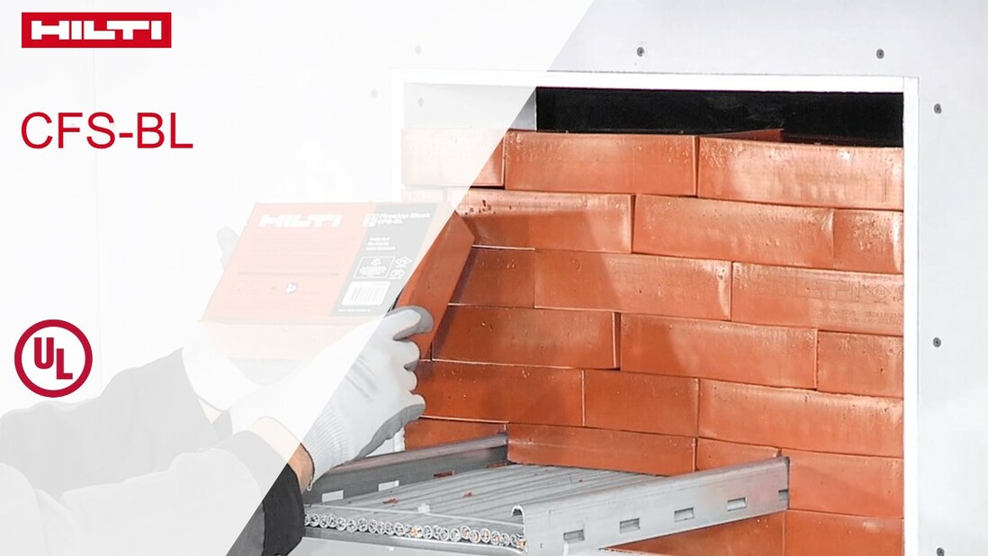 HOW TO install Hilti CFS-BL Blocks - Engineering Centre