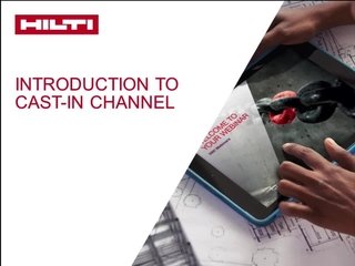 Introduction To Cast-In Channel - video - Engineering Center