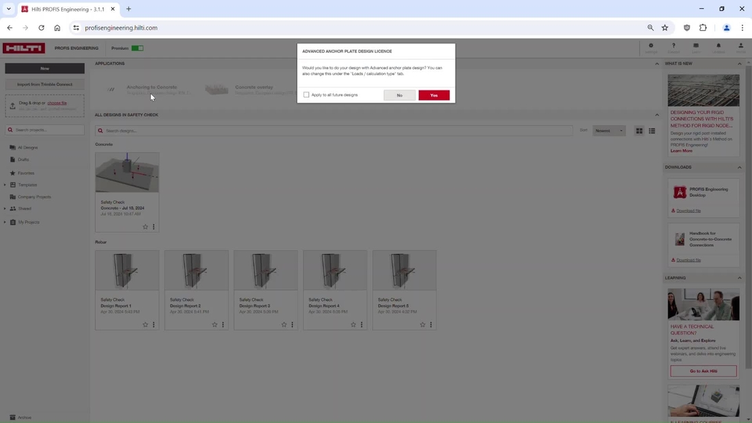 PROFIS Engineering tips - Multiple load input in load engine