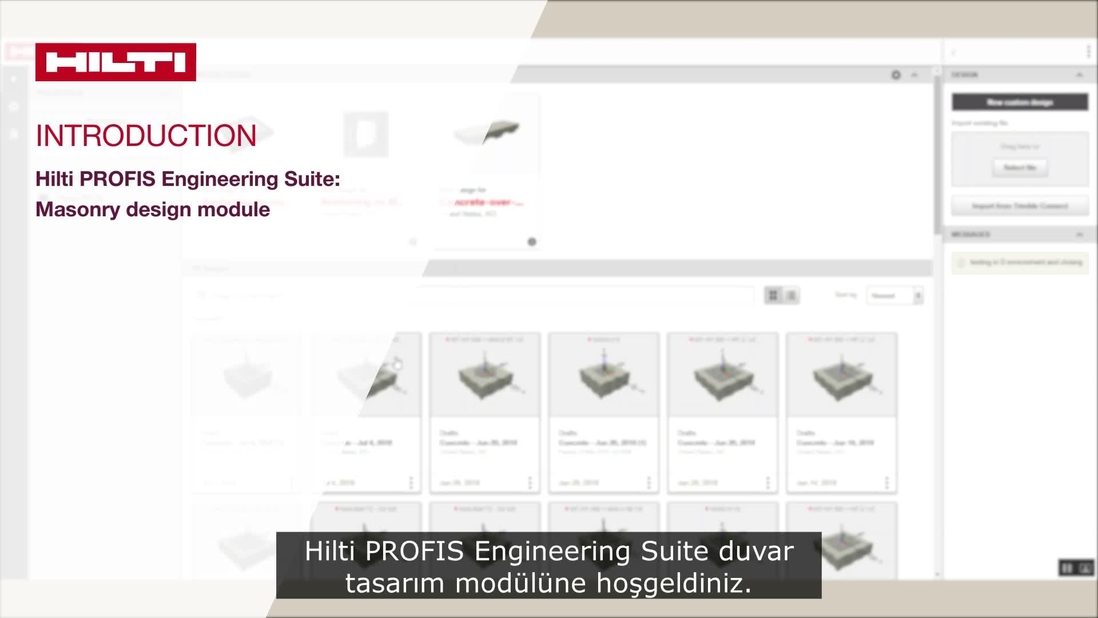 Hilti Profis Engineering Duvar Bağlantı Tasarım Eğitimi - Ask ...