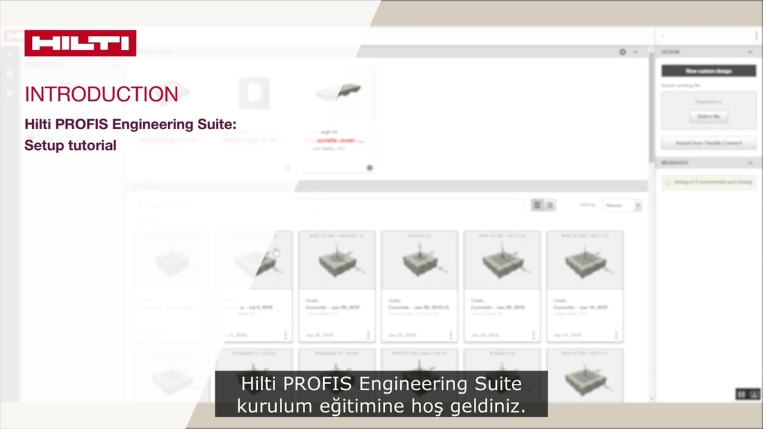 Hilti Profis Engineering Yazılımı Kurulum Eğitimi - Engineeri...