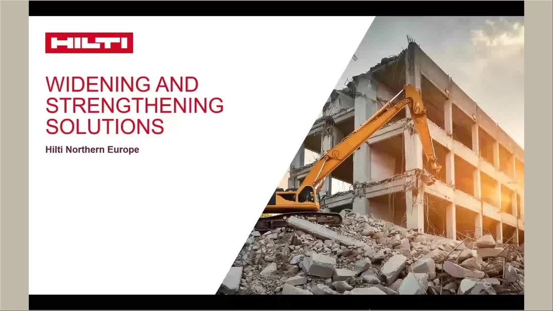 Rebar Design - Widening and Strengthening - Engineering Centre