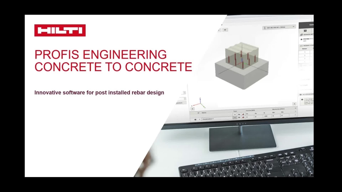 PROFIS Engineering Concrete-to-Concrete Module for Post-Instal...