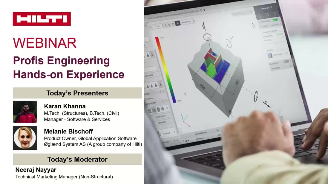 Profis Engineering 501: Hands-on Experience - Ask HILTI