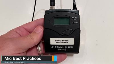 Microphone Best Practices - mediaspace