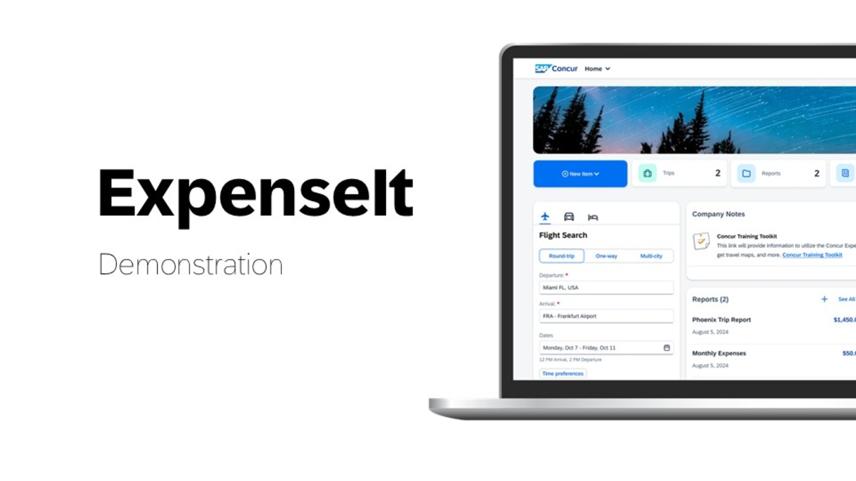 SAP Video - ExpenseIt | Demo Bite