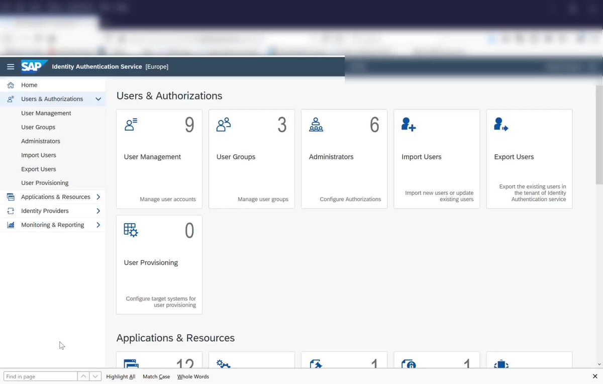 SAP Video - Maintain Groups in the Identity Authentication Administration Console