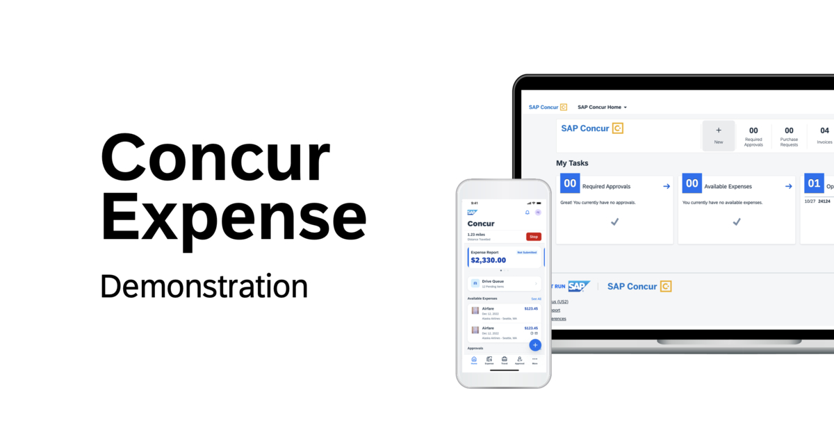SAP Video - Concur Expense | Demonstration