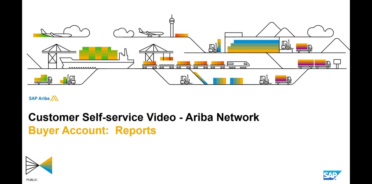 SAP Video - Ariba Network Buyer Reports