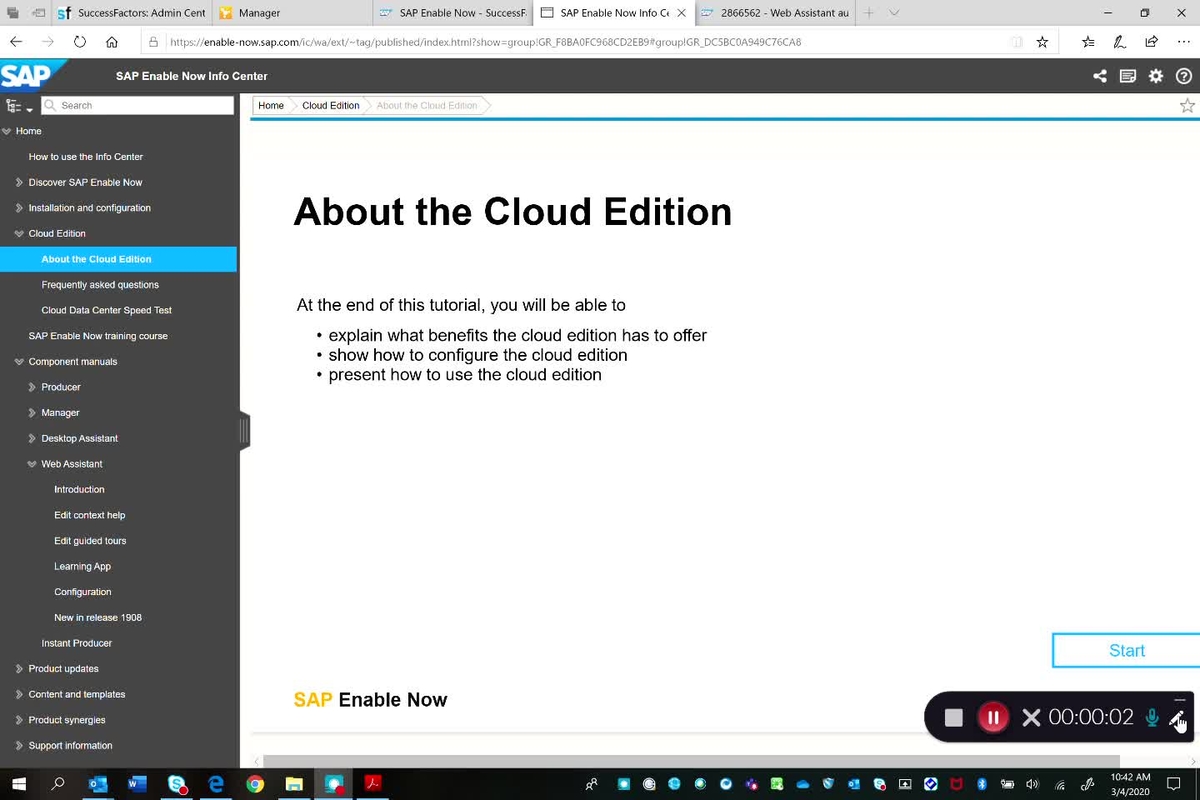 SAP Video - SAP Enable Now SSO Set Up Using IAS