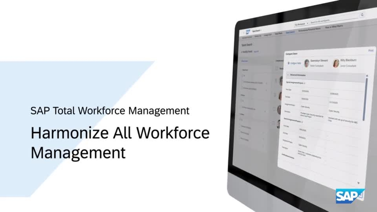 SAP Video - Sourcing & Managing a Total Workforce