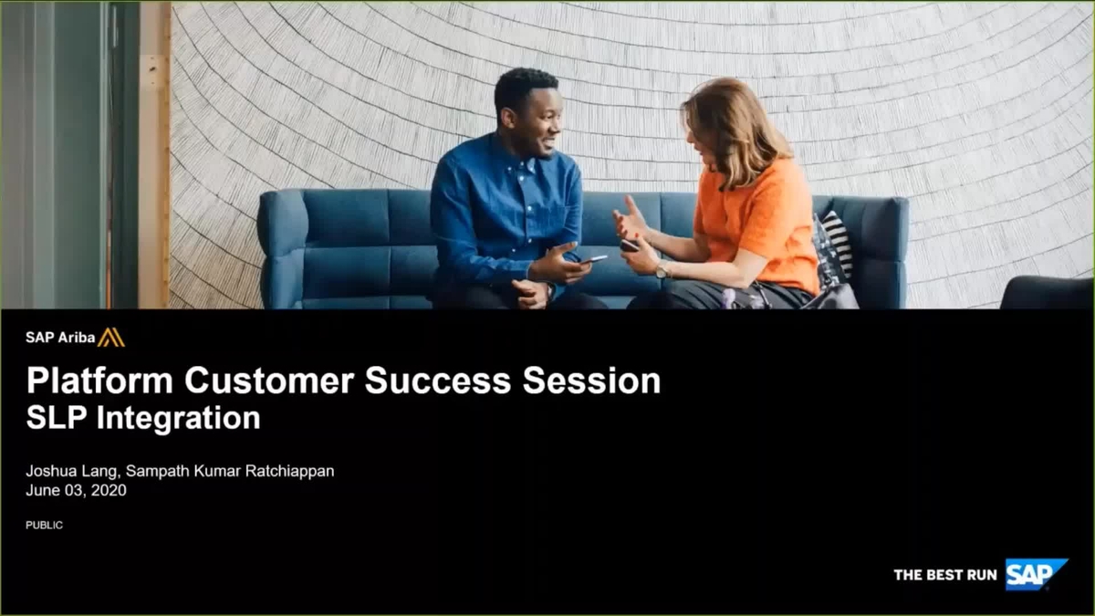SAP Video - Platform Support Webcast Series - Supplier Lifecycle ...