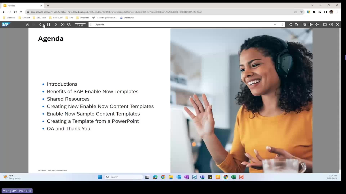 SAP Video - How to Manage SEN Templates FEB 2024