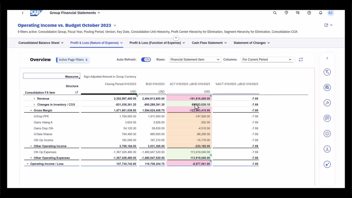SAP Video - 2502 Beta | Financial Business Insights for Group Financial ...