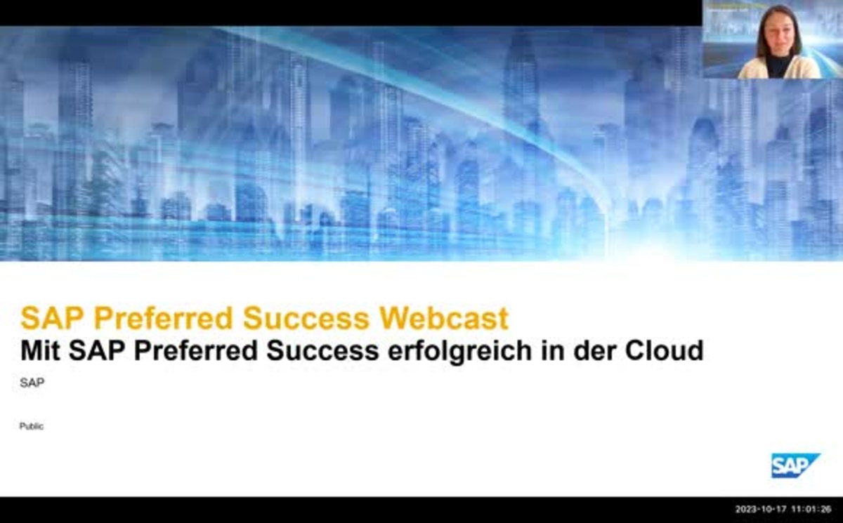 SAP Video - "Back to standard" - Wie SAP Preferred Success die ...