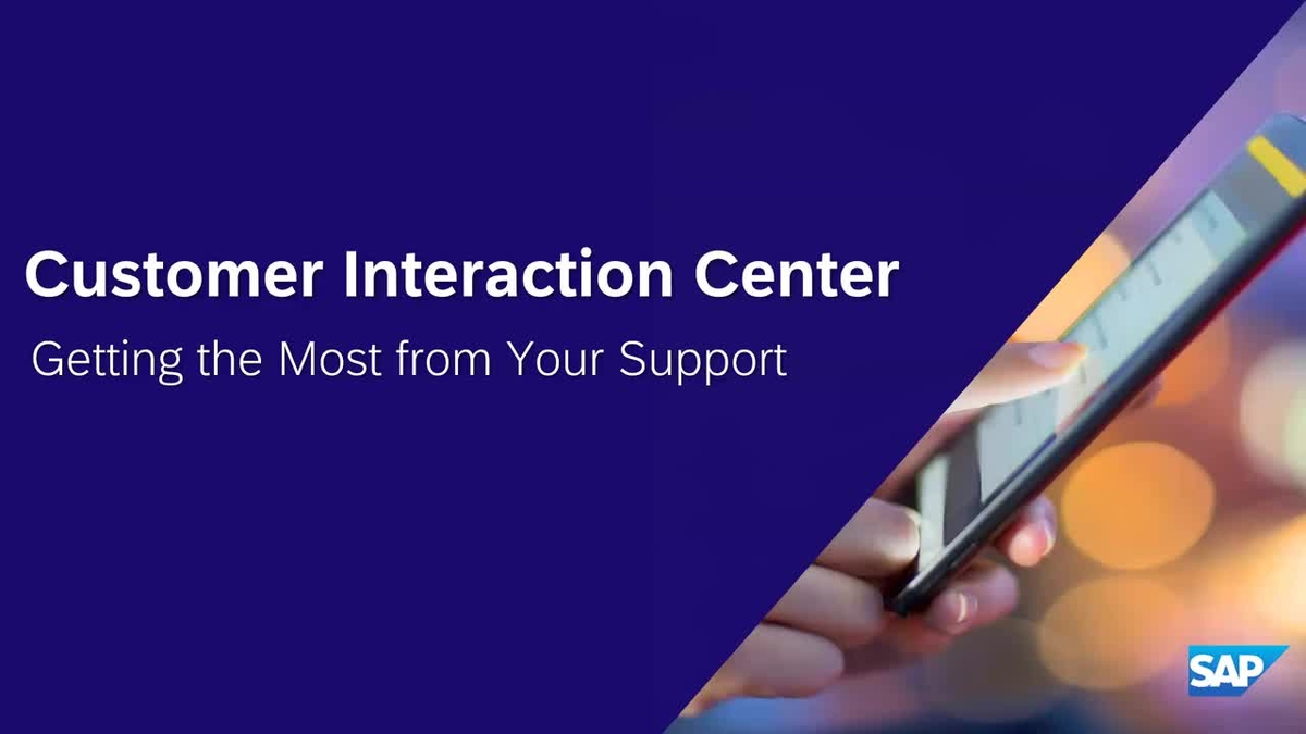 SAP Video - Getting the most from your support [English]