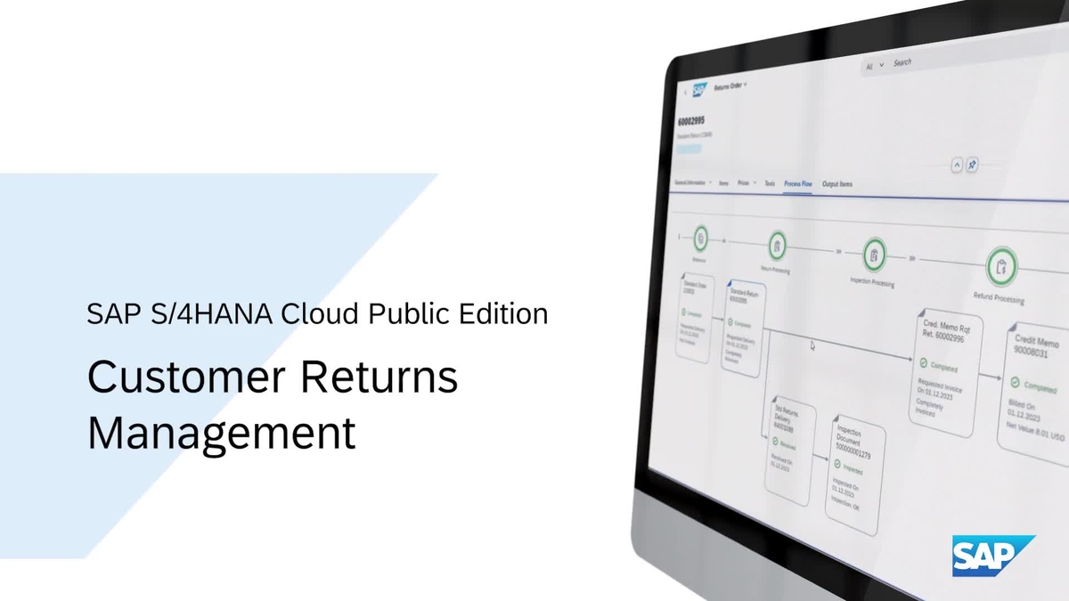SAP Video - Customer Returns Management