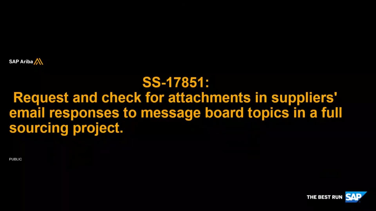 SAP Video - Strategic Procurement: Checking Supplier Attachments in ...