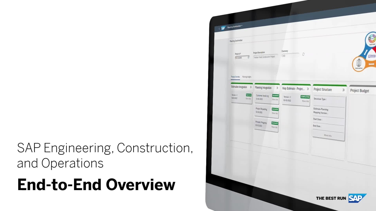 SAP Video - SAP Engineering, Construction and Operations - End-to-End ...