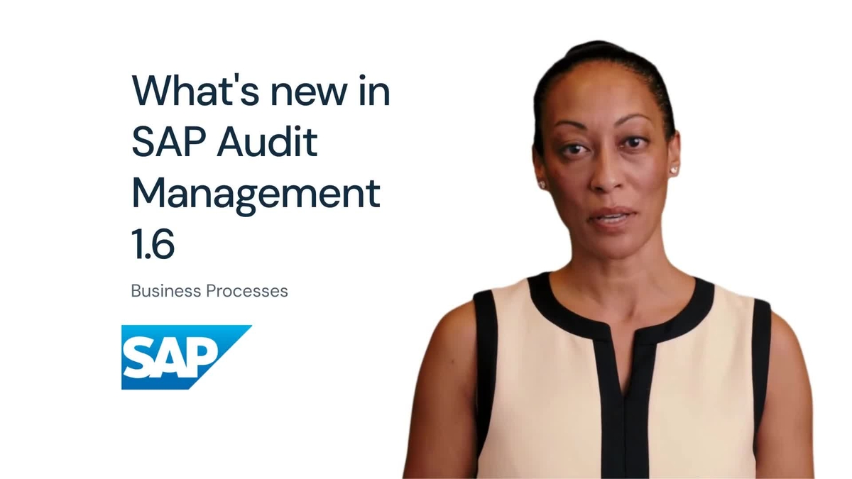 SAP Video - Business Processes in SAP Audit Management