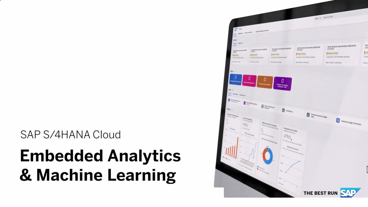 SAP Video - The Game Changer: SAP S4 HANA Cloud with Embedded Analytics & Machine Learning