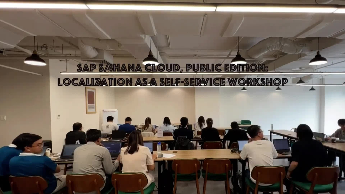 SAP Video - S/4HANA Cloud, Public Edition: Localization as a Self ...