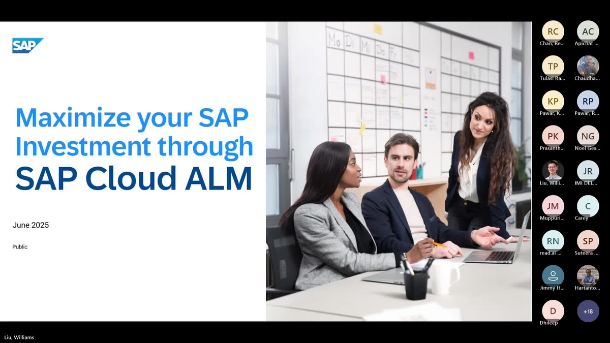 SAP Video - Discover SAP Cloud ALM Webinars (APAC)-Meeting Recording