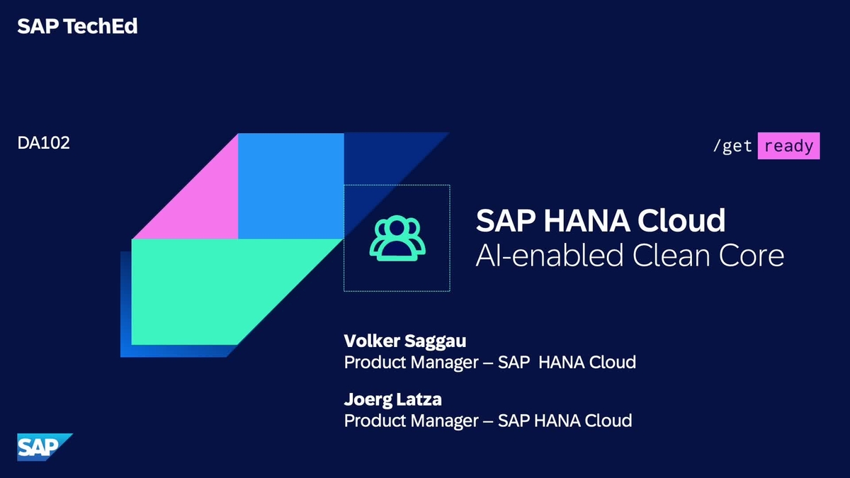 SAP Video - SAP TechEd 2024: Learn about AI-enabled data applications using SAP HANA Cloud