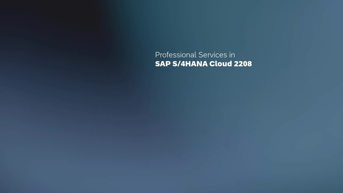 SAP Video - 2208 I Multiple Address Handling