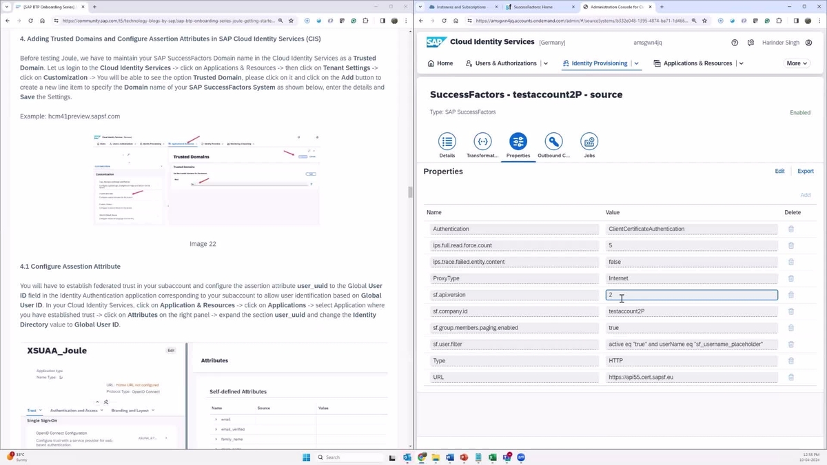 SAP Video - Chapter 5 - SAP Cloud Identity Services - Source & Target ...