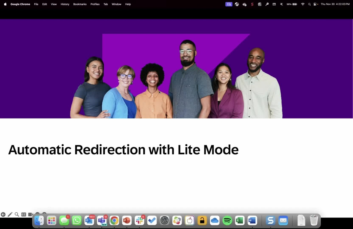 SAP Video - Automatic Redirection with LWV