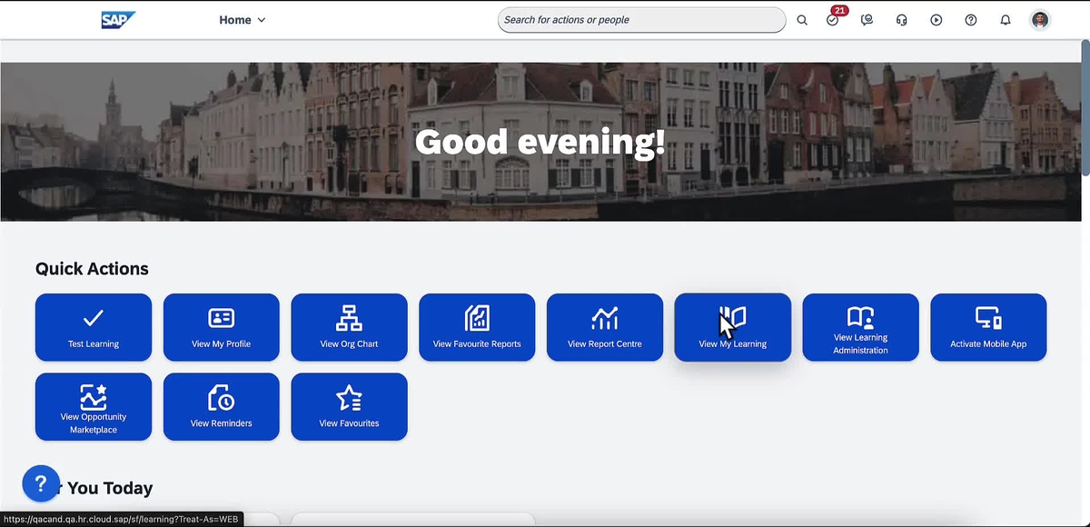 SAP Video - Optional Surveys in the New Learning Experience