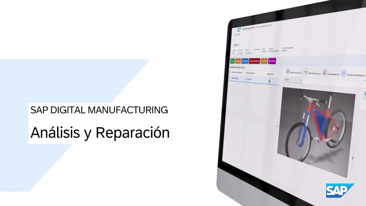 SAP Video - Análisis y Reparación: SAP Digital Manufacturing