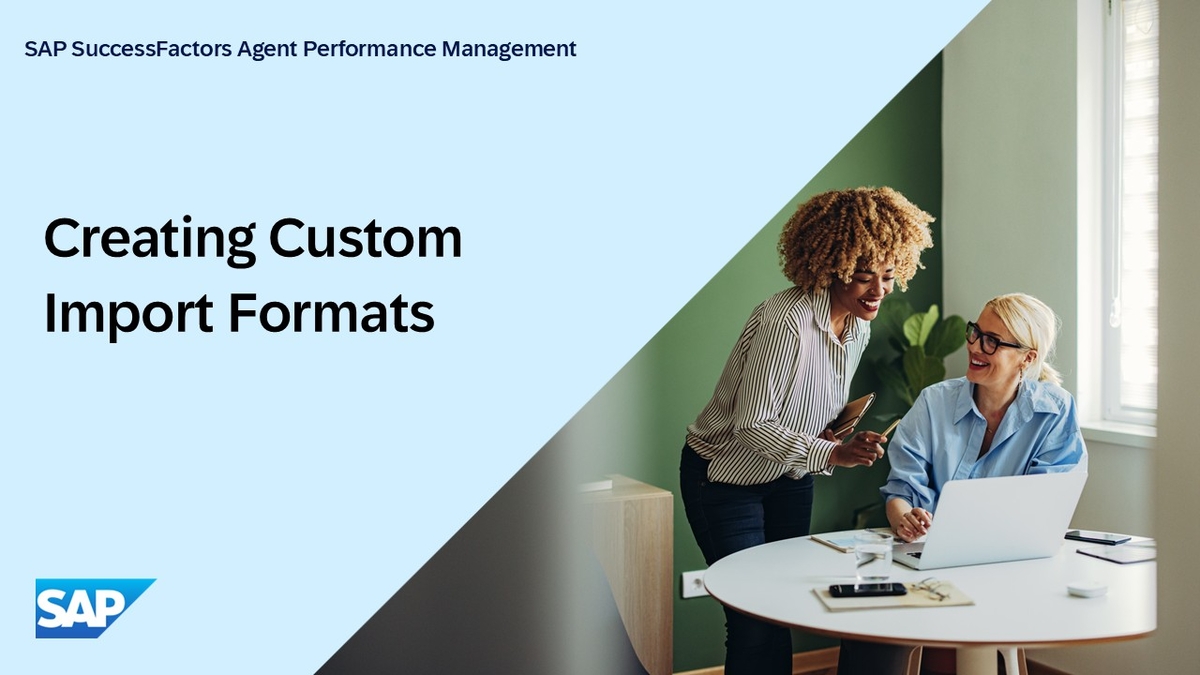 SAP Video - Introducing Data Import Formats in SAP Agent Performance ...