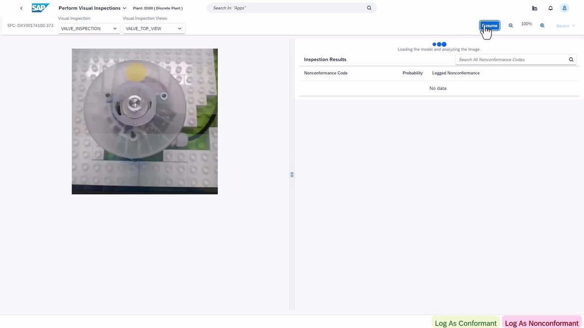 SAP Video - SAP Digital Manufacturing new AI/ML VIsual Inspection ...